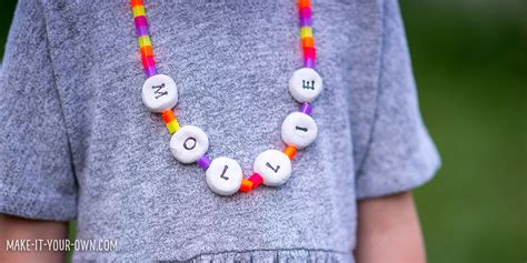 Letter Bead Crafts At Ronnie Anderson Blog