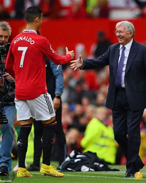 تصاویر تقدیر سر الکس فرگوسن از رونالدو