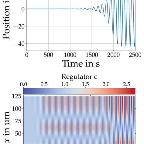 Regular Oscillations Of The Droplets Position Over Time Top Are Download Scientific Diagram