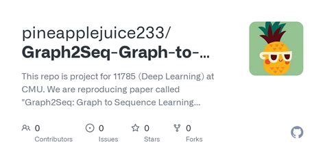 github pineapplejuice233 graph2seq graph to sequence learning with