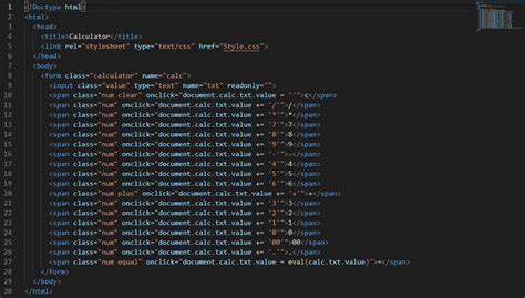 How To Make A Simple Calculator In HTML Merken