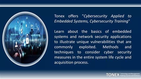 Cybersecurity Applied To Embedded Systems Fundamentals Of Embedded Systems And Applications Of