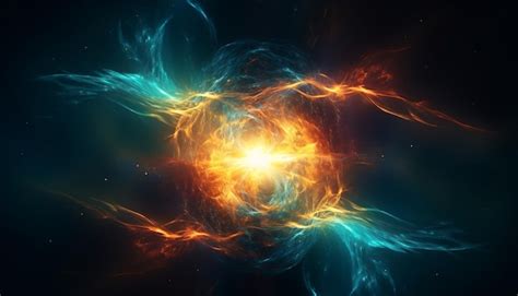 Premium Ai Image Futuristic Galaxy Backdrop Illuminates Abstract