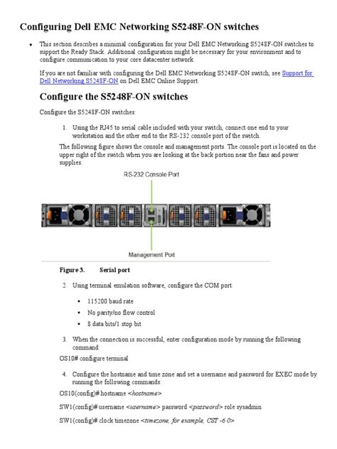 Configuring Dell Emc Networking S5248f On Switches Pdf Network