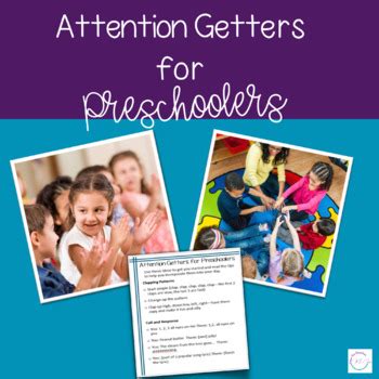 Attention Getters For Preschoolers By Celeste S Tpt