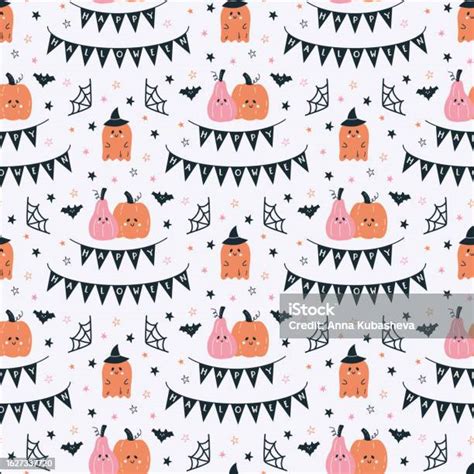 손으로 그린 호박과 매끄러운 패턴 연하장이나 계절의 가을 휴가 할로윈 Thsanksgiving 수확의 초대를 위한 디자인 0명에 대한 스톡 벡터 아트 및 기타 이미지