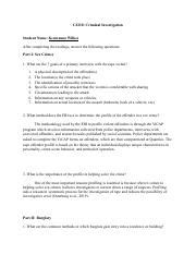 Criminal Investigation Understanding Sex Crimes And Burglary Course Hero