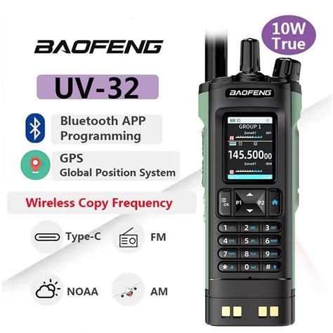 Baofeng Uv 32 Multi Band Walkie Talkie Gps Bluetooth Long Range Baofengradio Uk