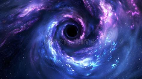 Dynamic Swirls And Abstract Cosmic Time Warp With Spiral And Curve Motion Stock Illustration
