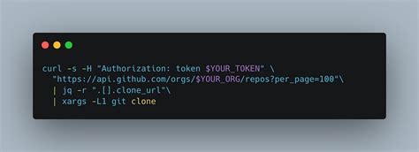 Clone All Github Repositories In An Organization Rigor Guild Medium
