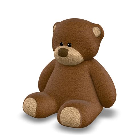 Cuddly Teddy Bear 3d Model Free Glb Download Get3dmodels