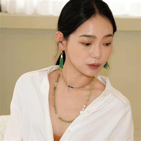 올리바인 목걸이 Olivine Necklace 99000원 아몬즈 주얼리
