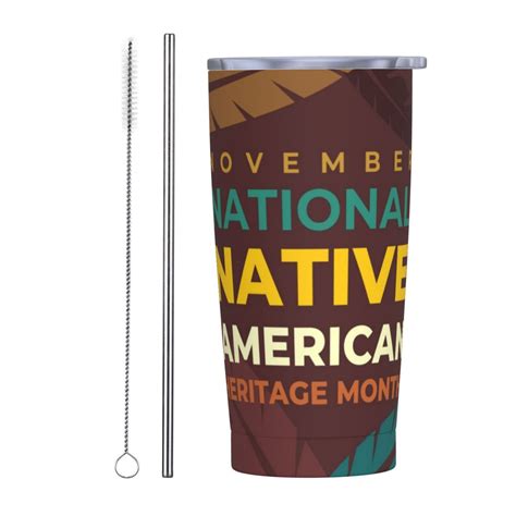 Native Ameri Can Heritage Month Indigenous Pride Stainless Steel
