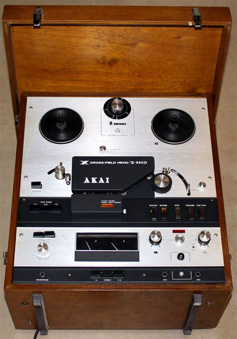 Vintage Akai Reel To Reel Tape Recorder Model X360d Made In Japan
