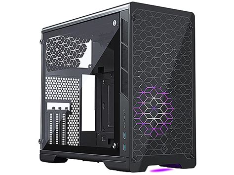 MetallicGear Neo G V2 Mini ITX Case Compact Chassis Sand Blasted Aluminum Tempered Glass