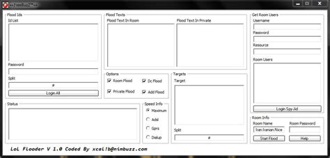 FreeBuzZ LoL MULTI Flooder V 1 0 Coded By Xcal B