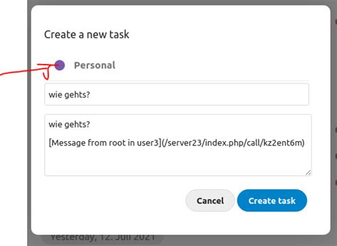Improve Styling Of The Create Task Component In Talk · Issue 1682