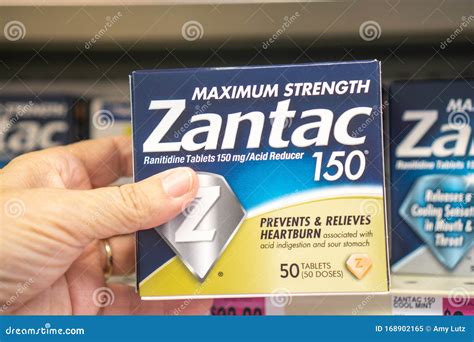 Over The Counter Zantac Medication Editorial Image Image Of