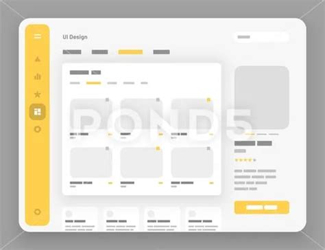 Wireframes Screens Dashboard UI And UX Design Graphic