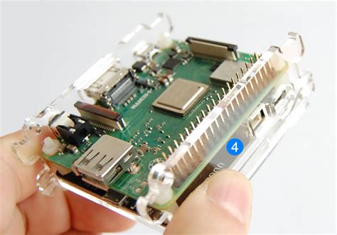 Acrylic Case For Ace4U And Raspberry Pi A 3A Clear UUGear