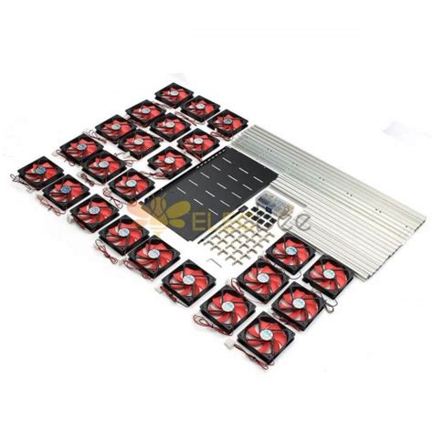 Elecbee Mining Rig Frame 20GPU DIY Mining Frame Case 24 Position For Fan