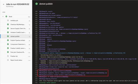 Azure Web App Linux Run From Package Not Recognising Net 8 App Or