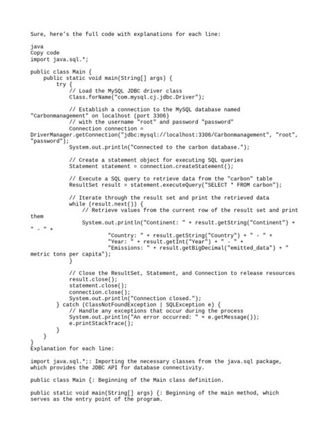 Sure Heres The Full Code With Exp Pdf Sql Data Management