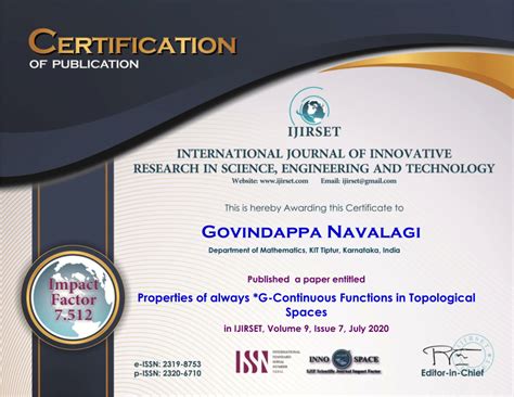 Pdf Properties Of Always G Continuous Functions In Topological Spaces