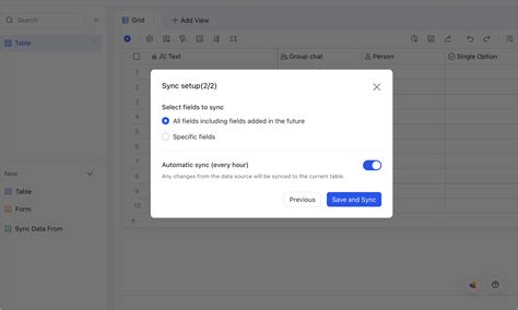 sync data between bases