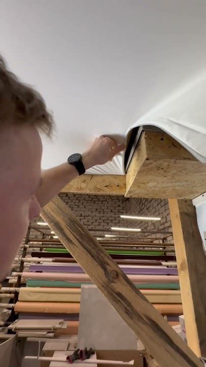 Натяжка потолка Второй угол натяжнойпотолок ремонтквартир дизайнинтерьера ремонт Youtube