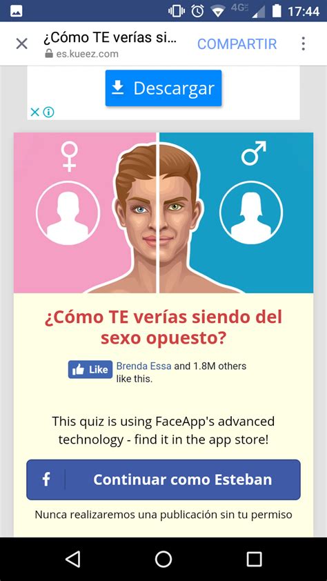 Usaste una app para ver cómo serías del otro sexo Tenemos noticias sobre tus datos