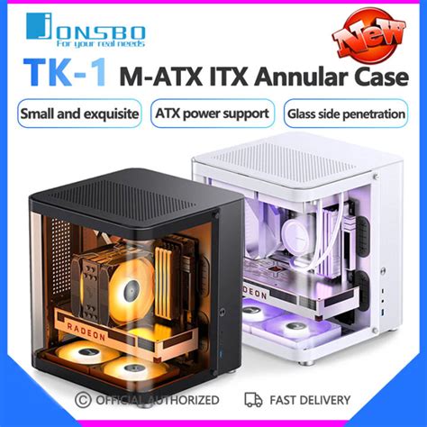 Jonsbo Tk 1 Version 2 0 M Atx Itx Case Ring Tempered Glass Side