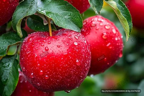 Ai创作图红色带露珠苹果 红露苹果 高清红布林 进口红苹果特写 红露苹果详情 水嫩红苹果 露水红蛇果 红蛇果详情 红苹果满枝头 红彤彤的苹果新鲜诱人 花牛苹果高清特写图片 红露苹果图片 花牛