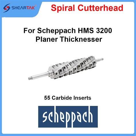 Spiral Cutterhead For Scheppach Hms 3200