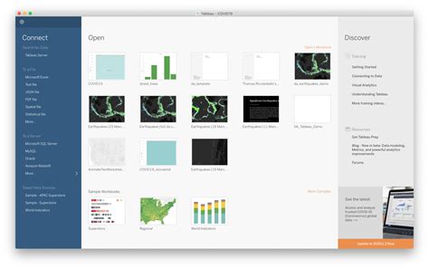 Navigate The Interface — Tableau → Uts Data Arena