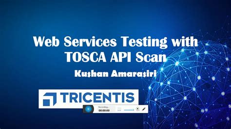 Tosca Web Services Testing With Api Scan Tool Youtube