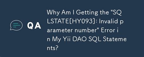 why am i getting the sqlstate[hy093] invalid parameter number error