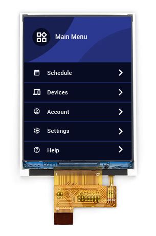 DT028DTFT IPS Series 2 8 Inch TFT IPS Display By Displaytech SEACOMP