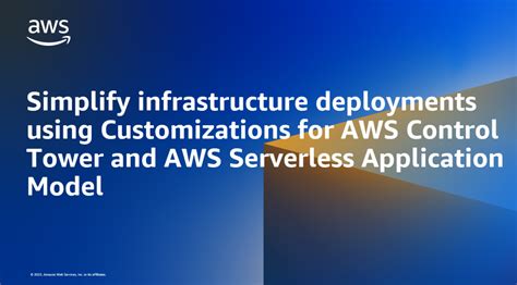 simplify infrastructure deployments using customizations for aws