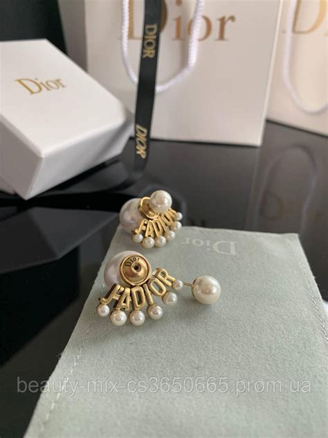 Купить Брендовые серьги Диор Dior позолота цена 998 ₴ — Prom Ua Id 1799560342