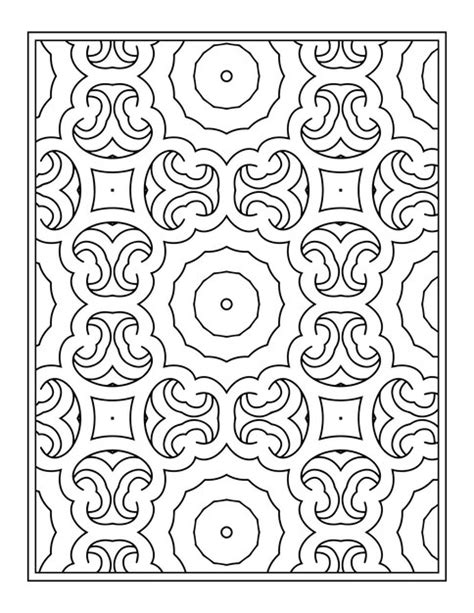 Kdp용 만다라 색칠 공부 페이지 프리미엄 벡터