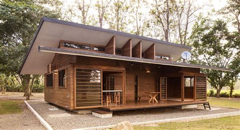 บ้านไม้ชั้นเดียว สไตล์โมเดิร์น Современный деревянный домик Архитектура домов Современная