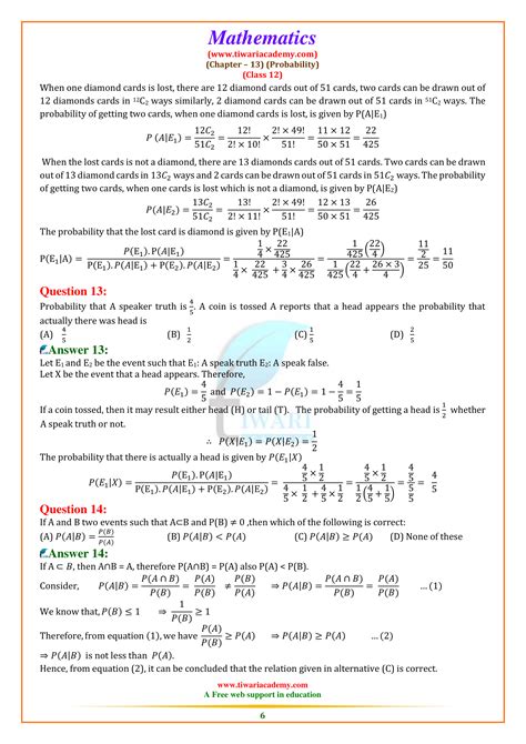 CBSE NCERT Solutions Class 12 Maths Chapter 13 Exercise 13 3 In PDF