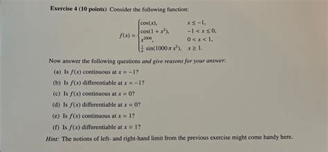 solved exercise 4 10 points consider the following