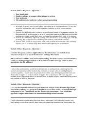 HIS 200 Short Answers Module 4 Docx Module 4 Short Responses Question 1 1 2 3 4 Your