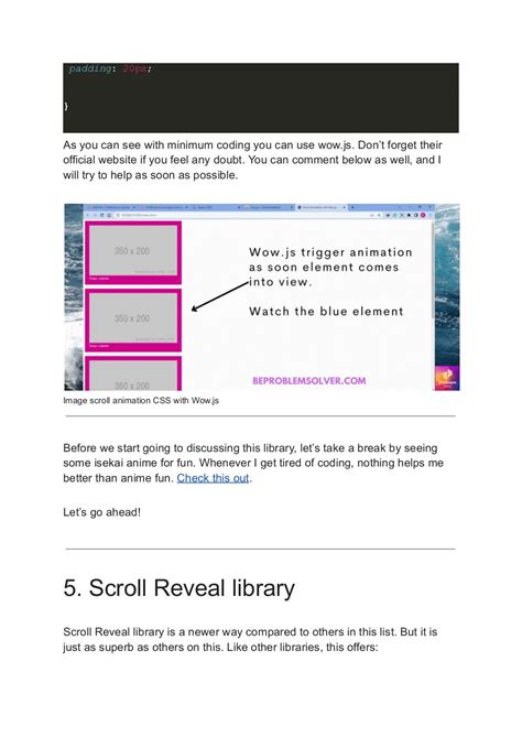 6 Methods To Use Page Scroll Animation Pdf