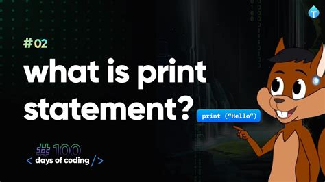 What Is Print Statement Tekie Byte 02 Youtube