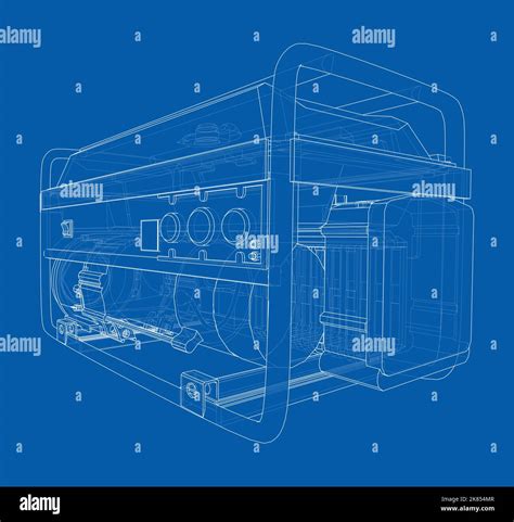 Portable Electro Generator Vector Stock Vector Image And Art Alamy