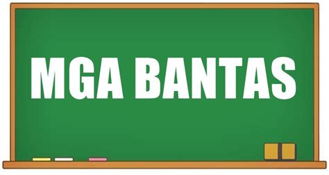 Mga Bantas At Tamang Paggamit Ng Mga Ibat Ibang Uri Ng Bantas