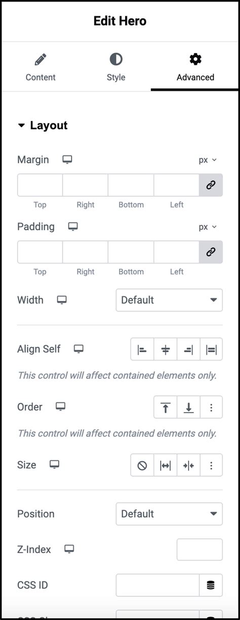 Hero Widget Elementor